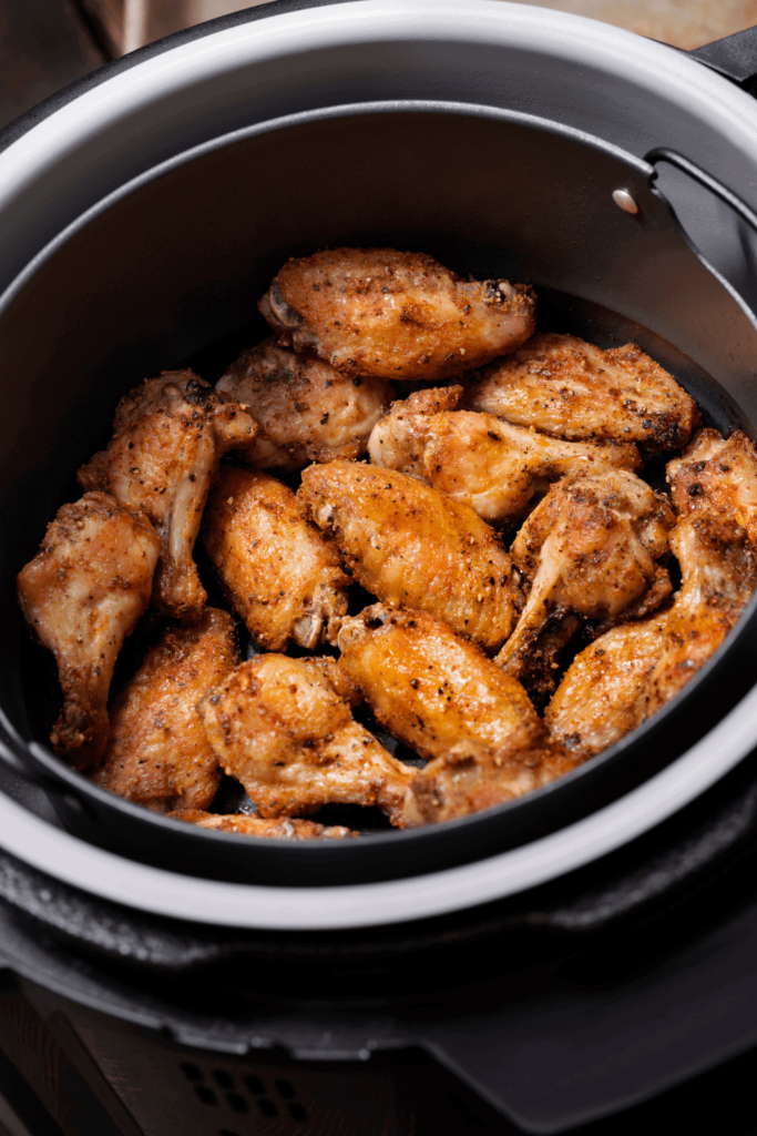 Alitas de pollo congeladas Tyson en una freidora - Cocina Facil