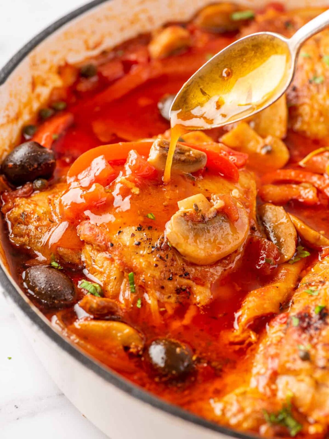 El mejor cacciatore de pollo - Cocina Facil