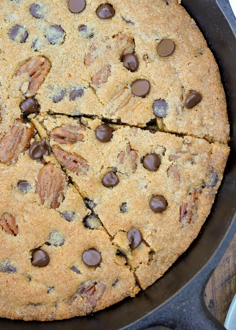 Galleta Keto Skillet (menos de 3 carbohidratos netos) - Cocina Facil