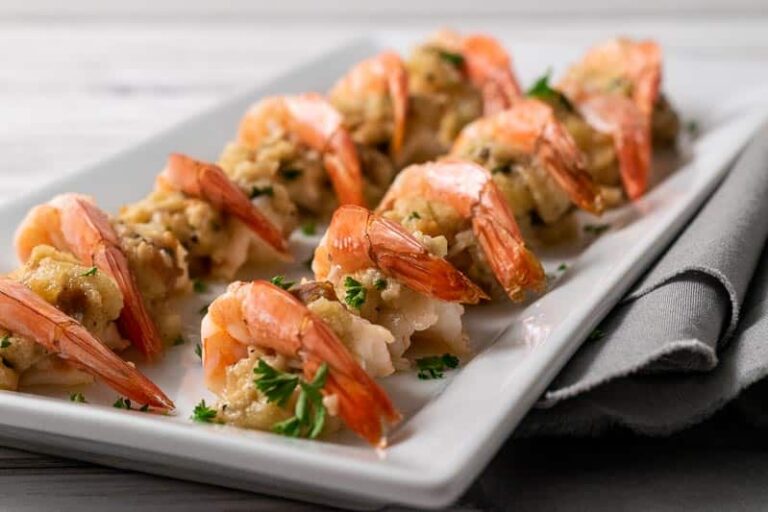 La mejor receta de camarones rellenos para dos - Cocina Facil