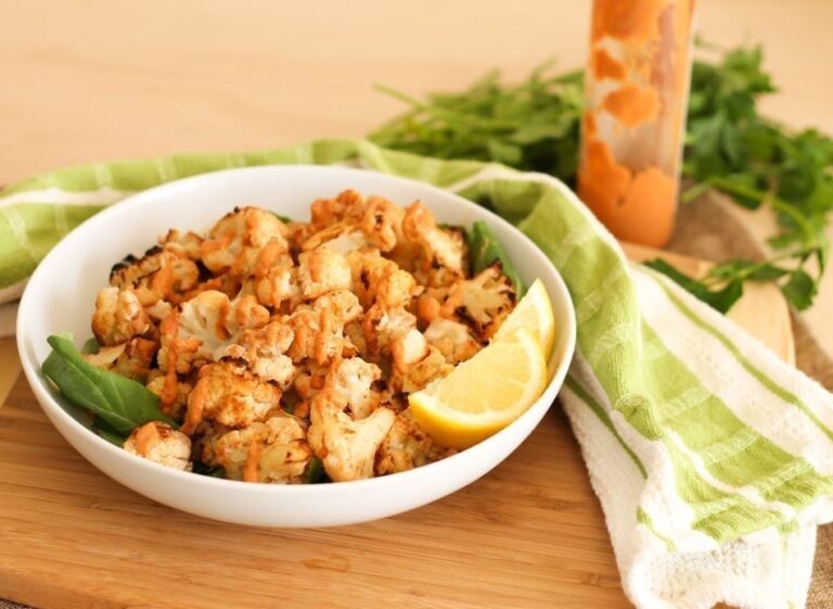 Receta de coliflor asada con limón - Cocina Facil