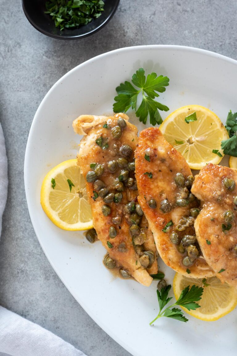 Receta fácil de piccata de pollo - Cocina Facil