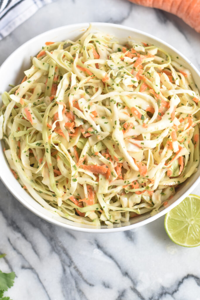 Ensalada de limón y cilantro - Cocina Facil