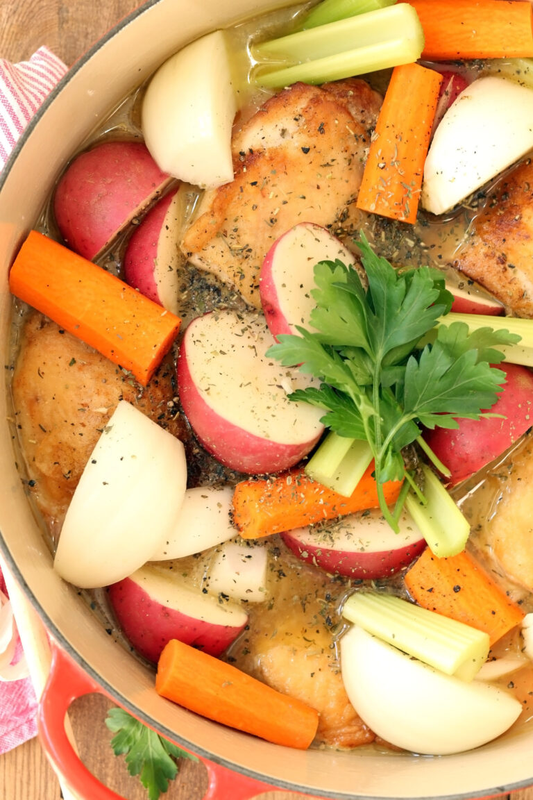 estofado de pollo francés - Cocina Facil