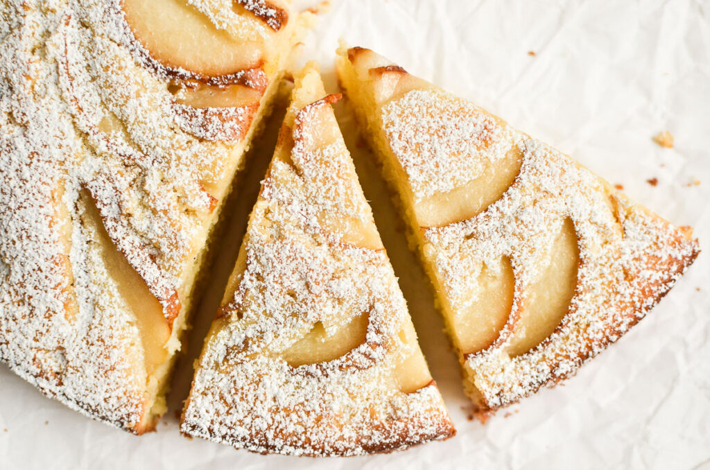 Pastel de pera y jengibre fresco - Cocina Facil