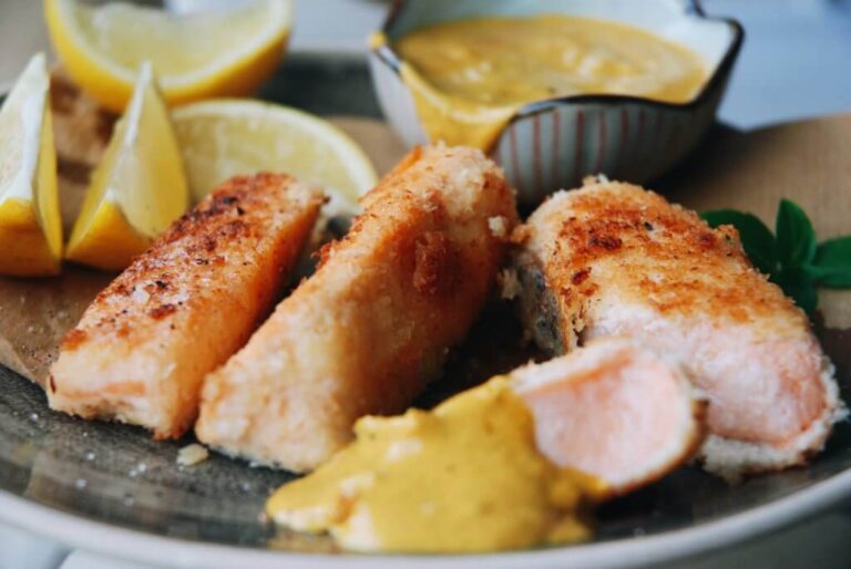 Pescado al coco con mayonesa de curry - Cocina Facil