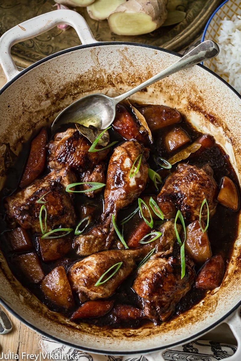 Receta - Adobo de pollo filipino - Cocina Facil