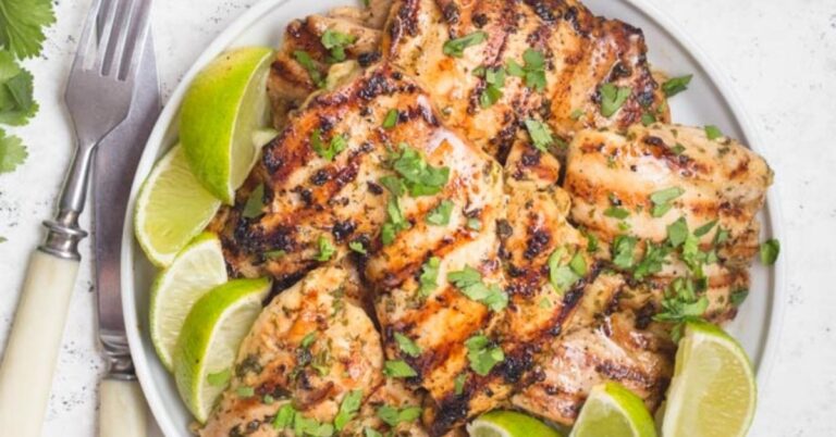 Receta - Pollo con cilantro y limón - Cocina Facil