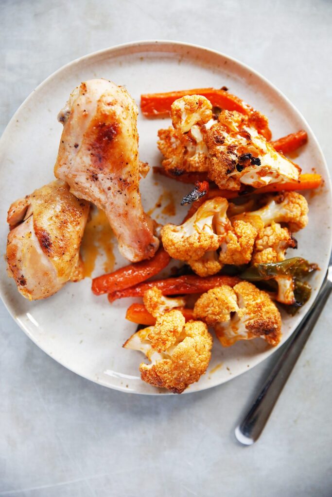 Capa de pollo Buffalo y verduras - Cocina Facil