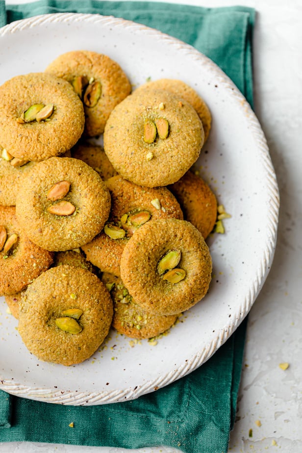 galletas de pistacho - Cocina Facil
