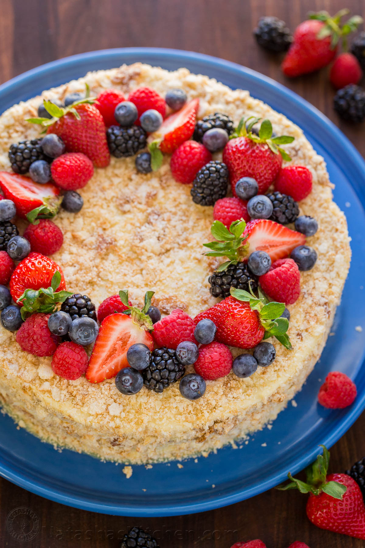 Receta de pastel de Napoleón sin hornear - Cocina Facil