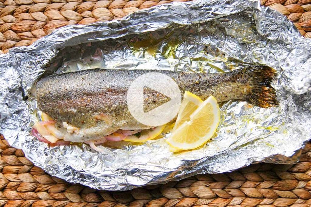 Trucha asada fácil en 20 minutos - Cocina Facil