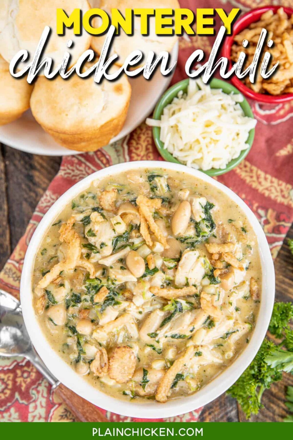 Chili de Pollo Monterrey - Cocina Facil