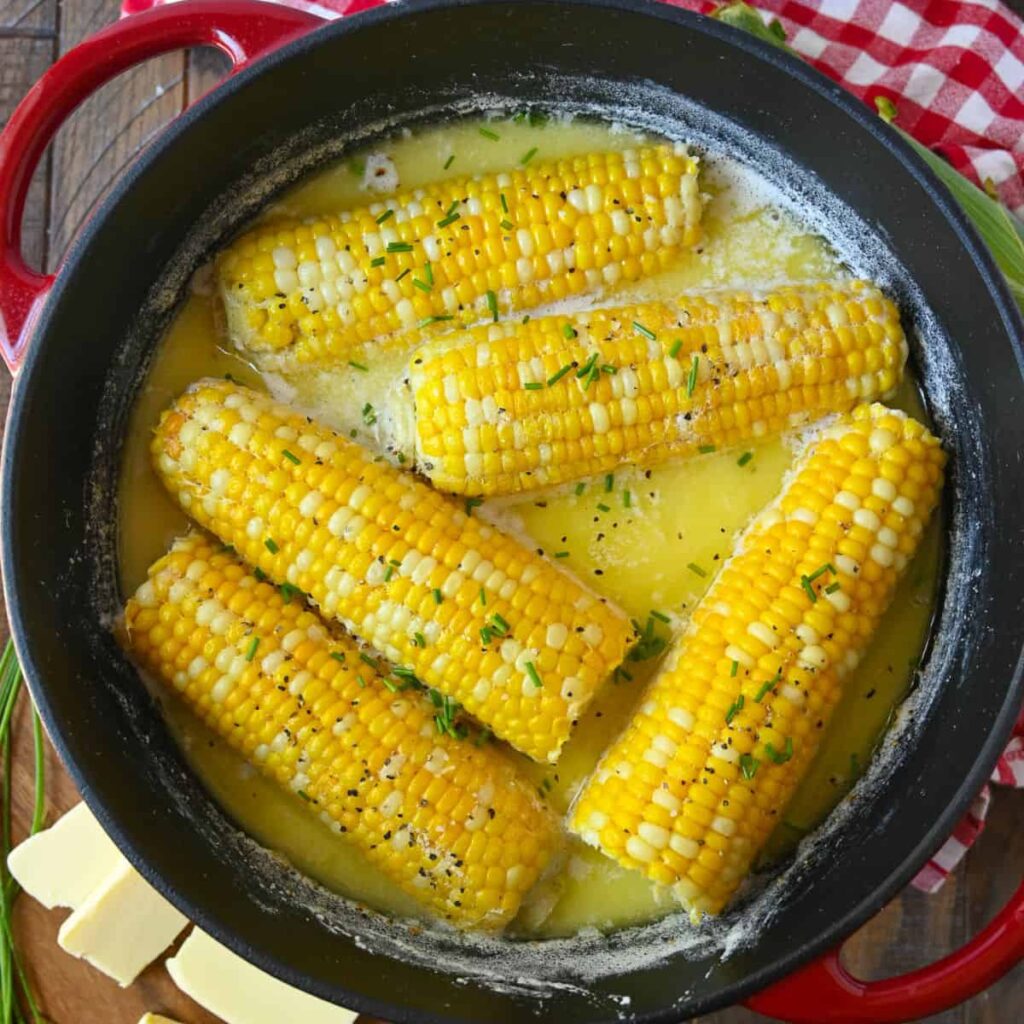 Maíz en mazorca cocinado en leche - Cocina Facil