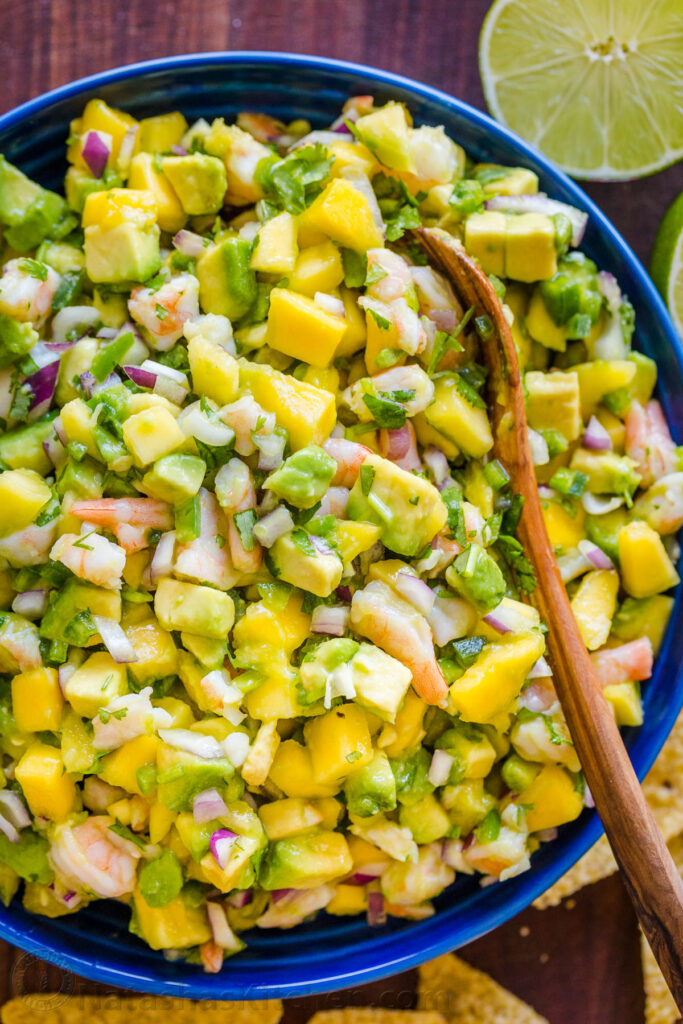 Receta de camarones con salsa de mango - Cocina Facil